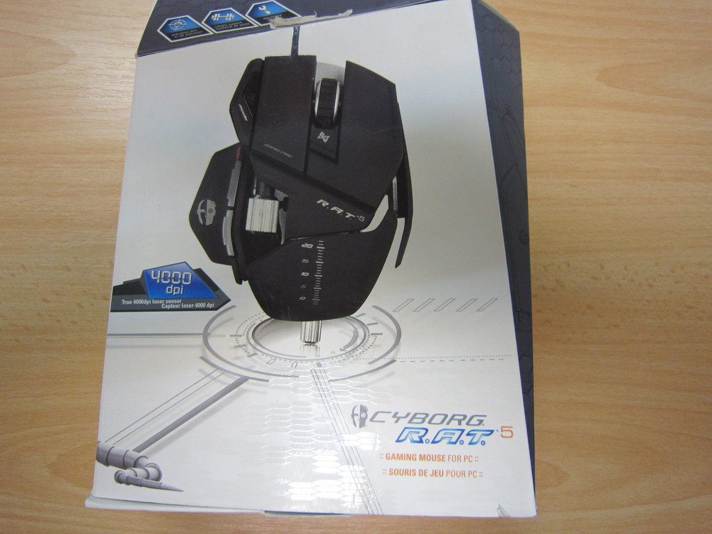Игровые мыши Cyborg R.A.T.5 и R.A.T.7 - ProGamer.Ru
